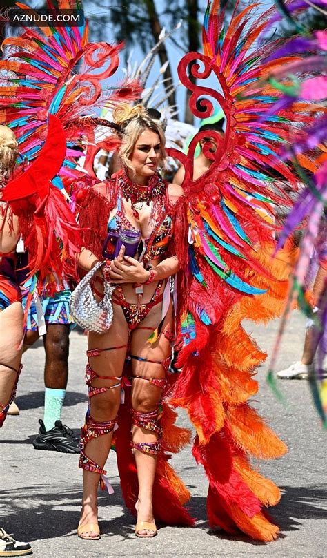 Tallia Storm Sexy Sizzles In A Sultry Carnaval Outfit At Kadooment Day