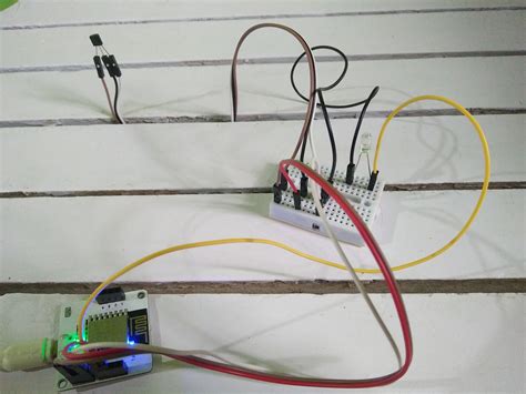 LED Automation Cum Temperature Monitoring Hackster Io