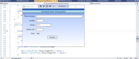 Tugas 4 Pbkk Aplikasi Wpf Net Framework
