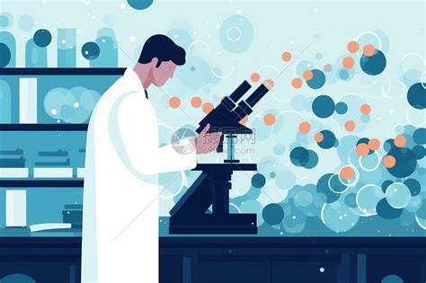 生物科学实验室插图插画图片下载 正版图片600161576 摄图网