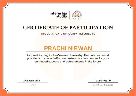 Prachi Nirwan On Linkedin Common Internship Portal Examination Given By Me