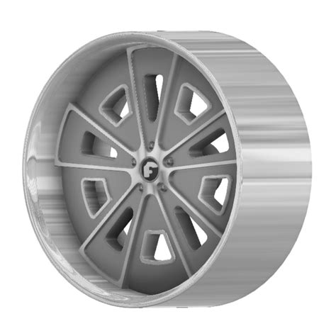 Stl File Standard Forgiato Forged Wheels Fv3 24 Inch Real Rims