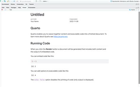 Introduction To Reproducible Publications With Quarto Introduction To