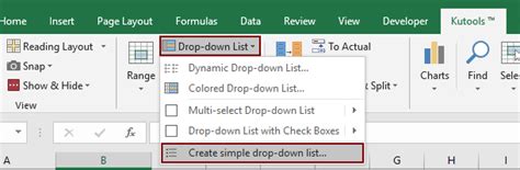 How To Create Or Insert Drop Down List In Cells In Excel