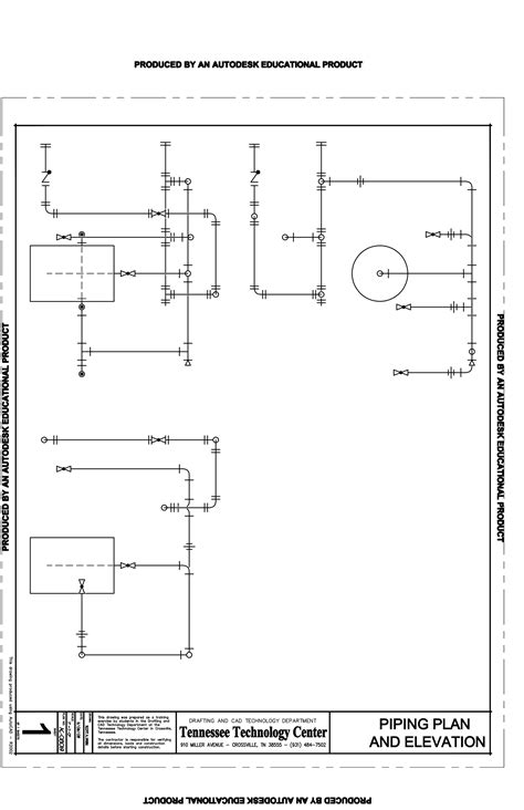 Piping Plan And Elevation Model Pdf