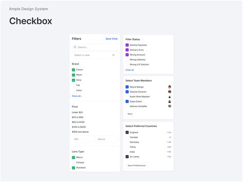 Ample Design System Checkbox By Amplifyn On Dribbble