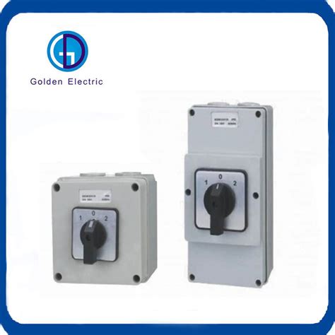 Ip66 Australia Standard 3 Phase 20a 32a 40a 63a 500vac Square Waterproof Isolator Industrial