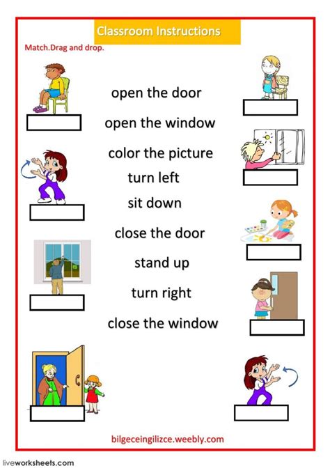 Classroom Language Interactive And Downloadable Worksheet You Can Do
