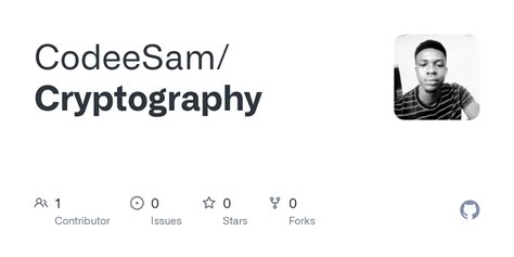 Github Codeesamcryptography