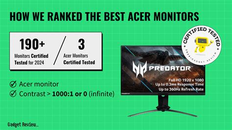 The Best Acer Monitors In Top Acer Displays Reviewed