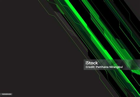 개요 녹색 회색 빈 공간 디자인 현대 미래 배경 벡터 일러스트 레이 션에 선 회로 기술 0명에 대한 스톡 벡터 아트 및 기타 이미지 0명 개념 개념과 주제 Istock