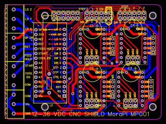 CNC Shield V4 Arduino Nano Resources EasyEDA