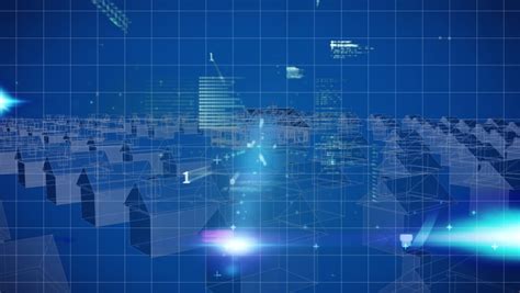 Digital Animation Of Data Processing Stock Footage Video 100 Royalty Free 1066787728