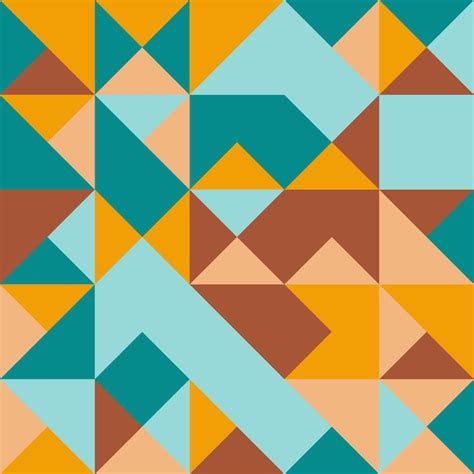 Premium Vector Geometric Triangle Seamless Pattern