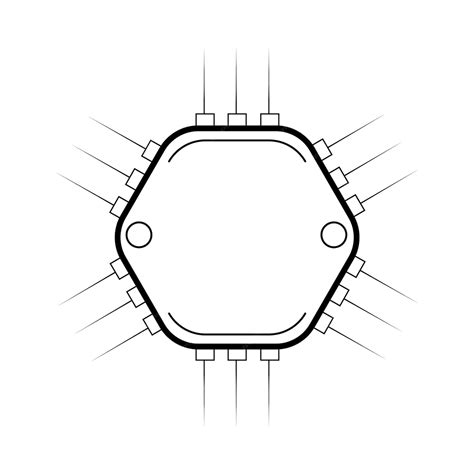 Premium Vector Vector Illustration Of Linear Microcircuit