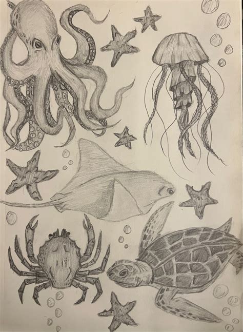 Ocean Sketches Drawings Art Drawings Sketches Art Inspiration Drawing