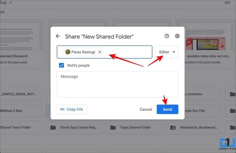 How To Put Google Docs In A Google Drive Shared Folder Gadgets To Use