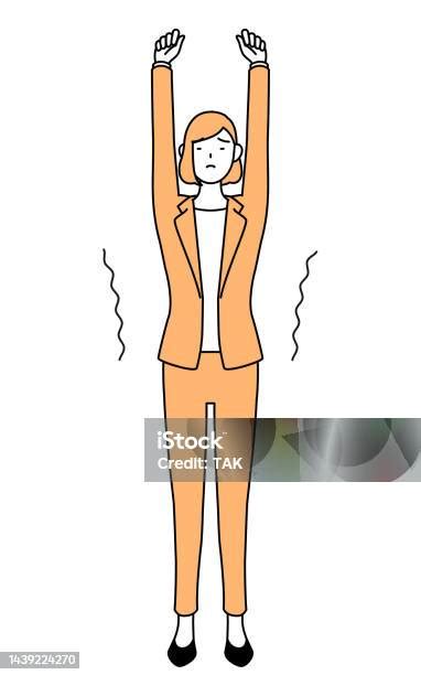 양복을 입고 기지개를 켜고 우뚝 서 있는 사업가의 간단한 선 그리기 그림 Shinnyushain에 대한 스톡 벡터 아트 및 기타 이미지 Shinnyushain 건강한