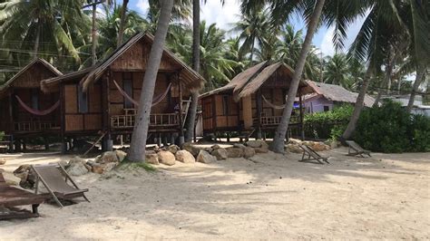 Eco Living Beachfront Bamboo Huts Castaway Beach Bungalows Koh