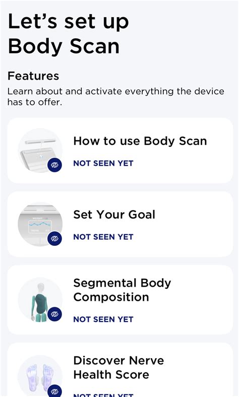 Body Scan Activating Ecg Withings Support