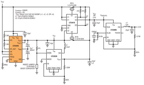 Supercapacitor Charger And Ideal Diode For Power Supply Ride Through Systems Analog Devices
