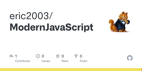 github eric2003 modernjavascript
