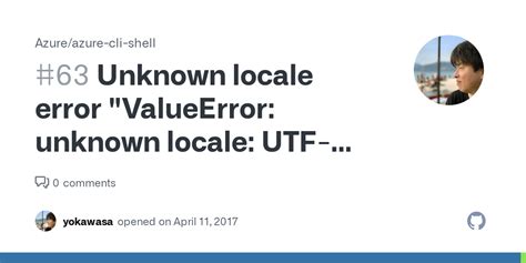 Unknown Locale Error Valueerror Unknown Locale Utf 8” With Default Locale Set In Macosx And