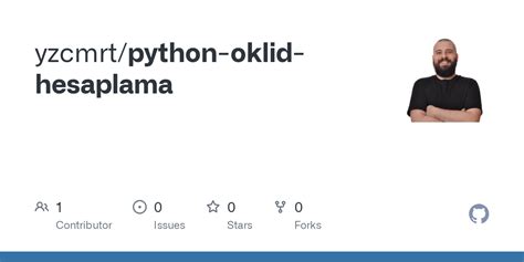 Github Yzcmrtpython Oklid Hesaplama