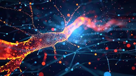 Futuristic Data Stream Illustrating Speed Technology And Connectivity In Cyberspace Stock