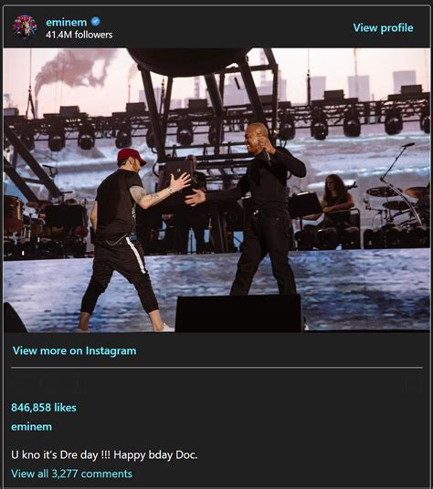 Eminem Cent And More Celebrate Dr Dres Birthday Eminem Pro