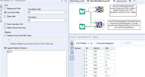 find replace alteryx community