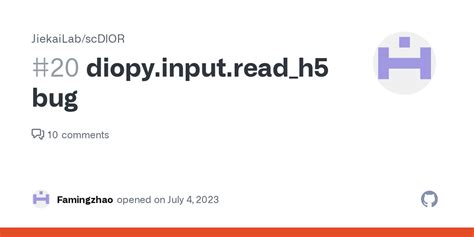 put read h5 bug · issue 20 · jiekailab scdior · github