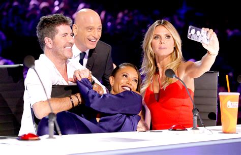 Simon Cowell Teases ‘americas Got Talent Judges Mel B Heidi Klum