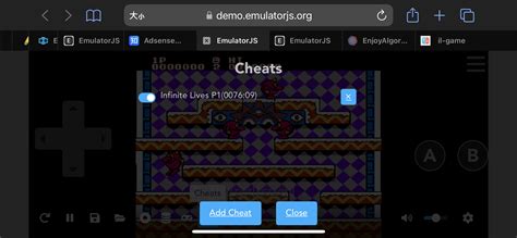 Cheat Is Valid In Ios Device · Issue 509 · Emulatorjsemulatorjs · Github
