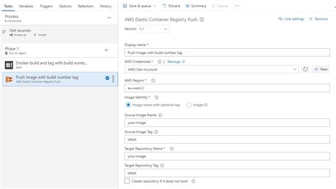 Amazon Web Services Single Docker Image Push Into Aws Elastic