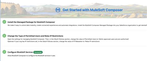 How To Install And Configure Mulesoft Composer For Salesforce