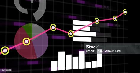 금융 비즈니스 다이어그램 4k 막대 그래프 및 그래프 차트 성장하는 3d 선 그래프 비즈니스 성공 프레젠테이션 3차원 형태에