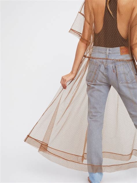 Sheer Dot Mesh Slip Clothes Outfits Fashion