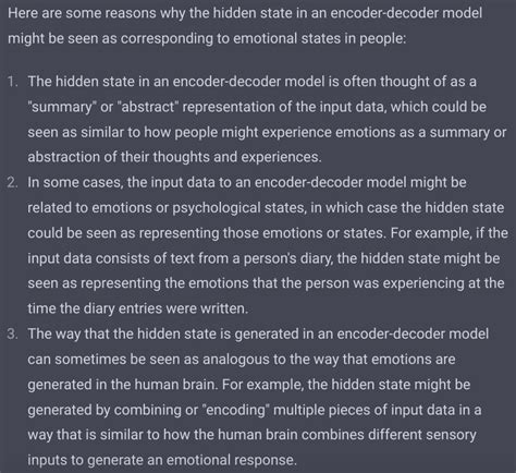 Chatgpt On How The Hidden State In Encoder Decoder Models Like Its Seq2seq Architecture Can Be
