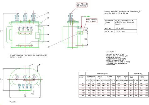 15159kva Transformer In Autocad Cad Download 51 34 Kb Bibliocad