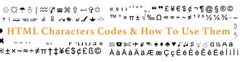 Html Character Codes And How To Use Them True Design