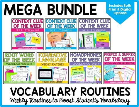 Vocabulary Activities Root Words Prefixes And Suffixes Context Clues