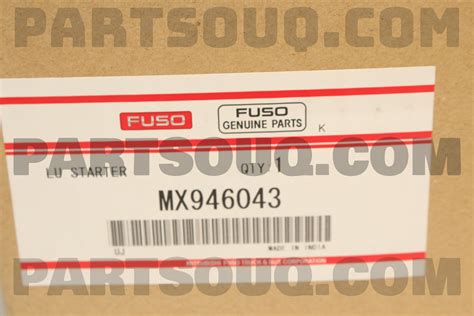 Starter Assy Mx946043 Fuso Parts Partsouq