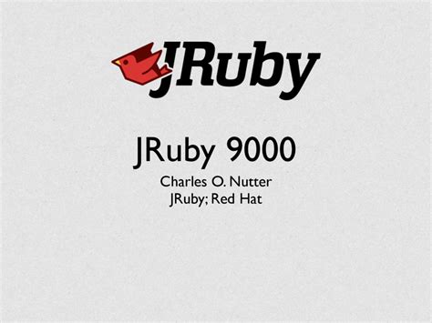 Jruby 9000 Taipei Ruby Users Group Speaker Deck Jruby 9000 Taipei Ruby Users Group Speaker Deck