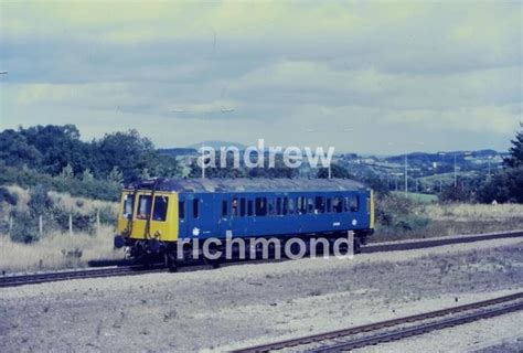 975042 Class 122 Dmu Route Learning 10 Sep 1987 Original 35mm Railway