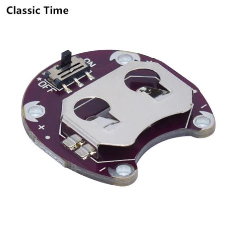Lilypad Coin Cell Battery Holder Cr2032 Battery Mount Module For Arduino Diy Kit Darazpk
