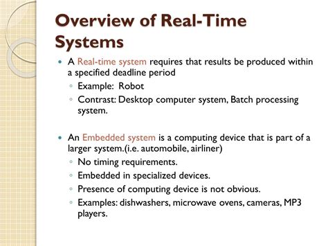 ppt chapter 19 real time systems powerpoint presentation free