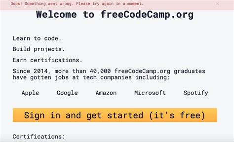 Cant Login To Freecodecamp · Issue 7122 · Freecodecampfreecodecamp