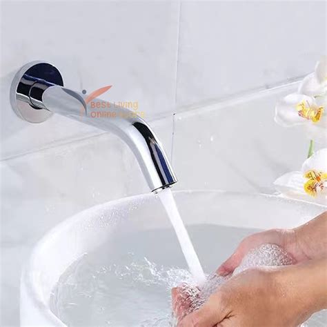 Jual Kran Air Kran Sensor Tembok Kran Wudhu Kran Brass Washtafel
