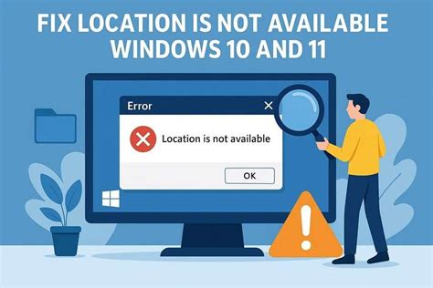 Fix Location Is Not Available Windows 10 And 11 [quick Guide]